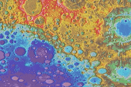 Viewing WAC Color Shaded Relief