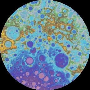 Viewing WAC Color Shaded Relief